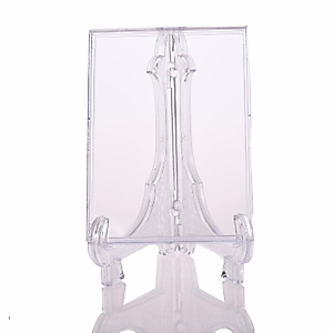 Tpoael Cards Sleeves Top Loaders 10 Hard Acrylic Card Protector Clear Card Brick + 2 Display Stand Fit for Trading Cards,Standard Sports Cards,Baseball Card Holder Cases Collectibles White