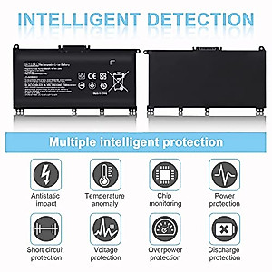 HTO3XL Laptop Replacement L11119-855 HT03XL Battery for HP Pavilion 14 15 17 15-CS 15-DA 15-DB Series 15-DA0012DX 14-CE0068ST 15-CS3073CL 15-CS3153CL 15-CS2064ST 15-DA0014DX Fits HT03041XL HSTNN-LB8M