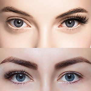 DAODER Lashes Short Eyelashes Natural Look Faux Mink Lashes Wispy Medium Length False Eyelashes 9~11mm Reusable Eye Lashes Pack Variety Styles 20Pairs Black