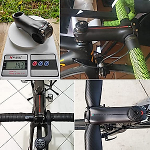 RXL SL Stem Bike Road Bicycle Stem Road Bike Carbon Stem 6 Degree Bike Road Carbon Stem for Mountain Bike 100mm 31.8mm Black UD Matte 6° 100mm MTB Stems