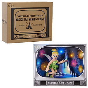 Disney100 Years of Wonder Walt Disney Presents “Wonderful World of Color” Tinker Bell Collectible Plush Stuffed Doll, Kids Toys for Ages 5 Up, Amazon Exclusive by Just Play