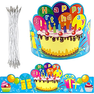 Birthday Crowns for Kids Family Birthday Classroom School VBS Party Supplies Pack of 30 Classroom Must Haves Kindergarten Preschool Pre K