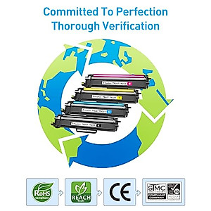 Compatible TN227 Toner Cartridge Replacement for Brother TN-227 TN223 TN 227BK/C/M/Y HL-L3270CDW MFC-L3770CDW MFC-L3750CDW HL-L3290CDW HL-L3210CW Printer High Yield (4 Pack TN-223BK/C/M/Y )