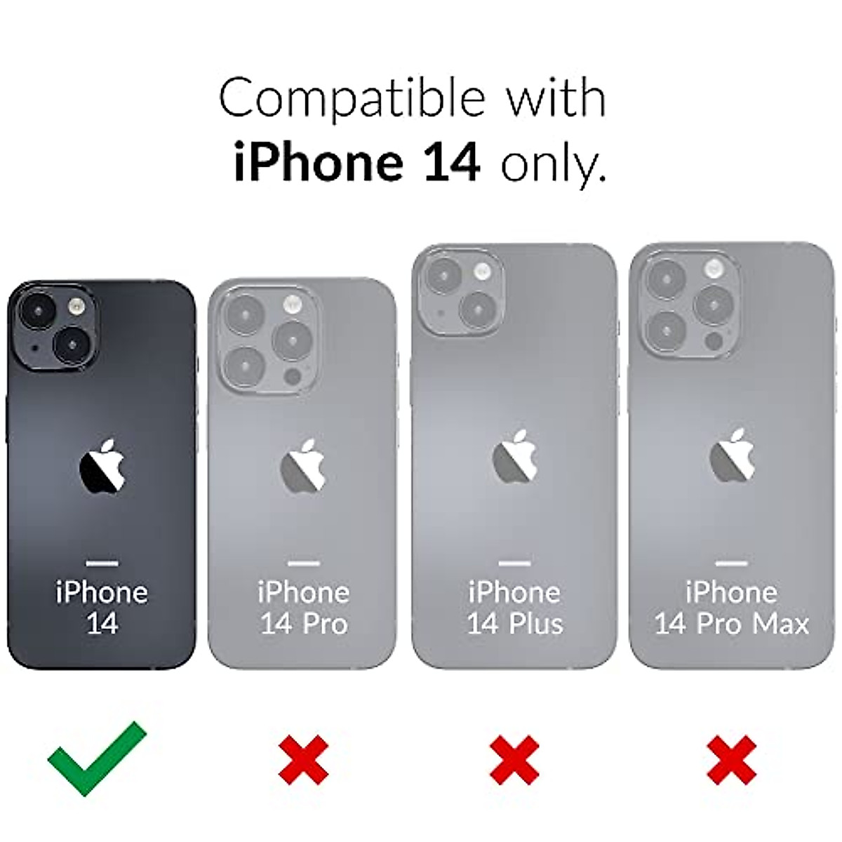 Crave Dual Guard for iPhone 14, Shockproof Protection Dual Layer Case for Apple iPhone 14 (6.1") - Forest Green