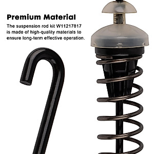 W11217817 Washer Suspension Rod Kit Compatible with Whirlpool Maytag Kenmore Amana Washing Machines Replaces W11159470 W11226768