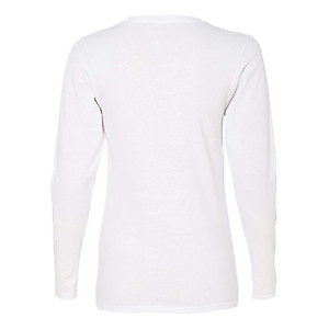 Ford Mustang The Legend Lives Women's Long Sleeve T-Shirt Classic Muscle Cars White 3X-Large