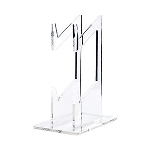 1 Piece Double Layer Clear Acrylic Universal Controller Stand Acrylic Game Controller Holder Acrylic Console Stand Gaming Controller Holder for Game Console Handle Display Storage