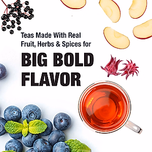 Tiesta Tea - Blueberry Wild Child, Loose Leaf Blueberry Hibiscus Herbal Tea, Non-Caffeinated, Hot & Iced Tea, 5.5 oz Tin - 50 Cups, Natural Flavors, Herbal Tea Loose Leaf Blend