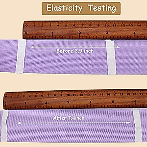JESEP 2 inch 20 Yards Knit Elastic Band Mixed Double-Side Twill Woven Elastic Heavy Stretch Elastic Spool for Sewing Pants Waistband, Wigs, Skirts, Craft DIY Projects (Mixed 20 Yards)