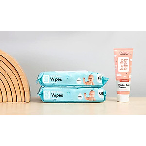Hello Bello Unscented Baby Wipes I Plant Based Wipes for Sensitive Skin Made with 99% Water and Aloe for Babies and Kids I 1080 Count