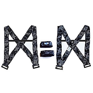 Forearm Forklift Shoulder Harness - Classic Model - Lift and Move Furniture, Appliances, Supports pcs up to 800 lb. Moving Strap Set, 2 Harnesses and 2 Classic Length Straps, 1-Orig Pack, Urban Camo