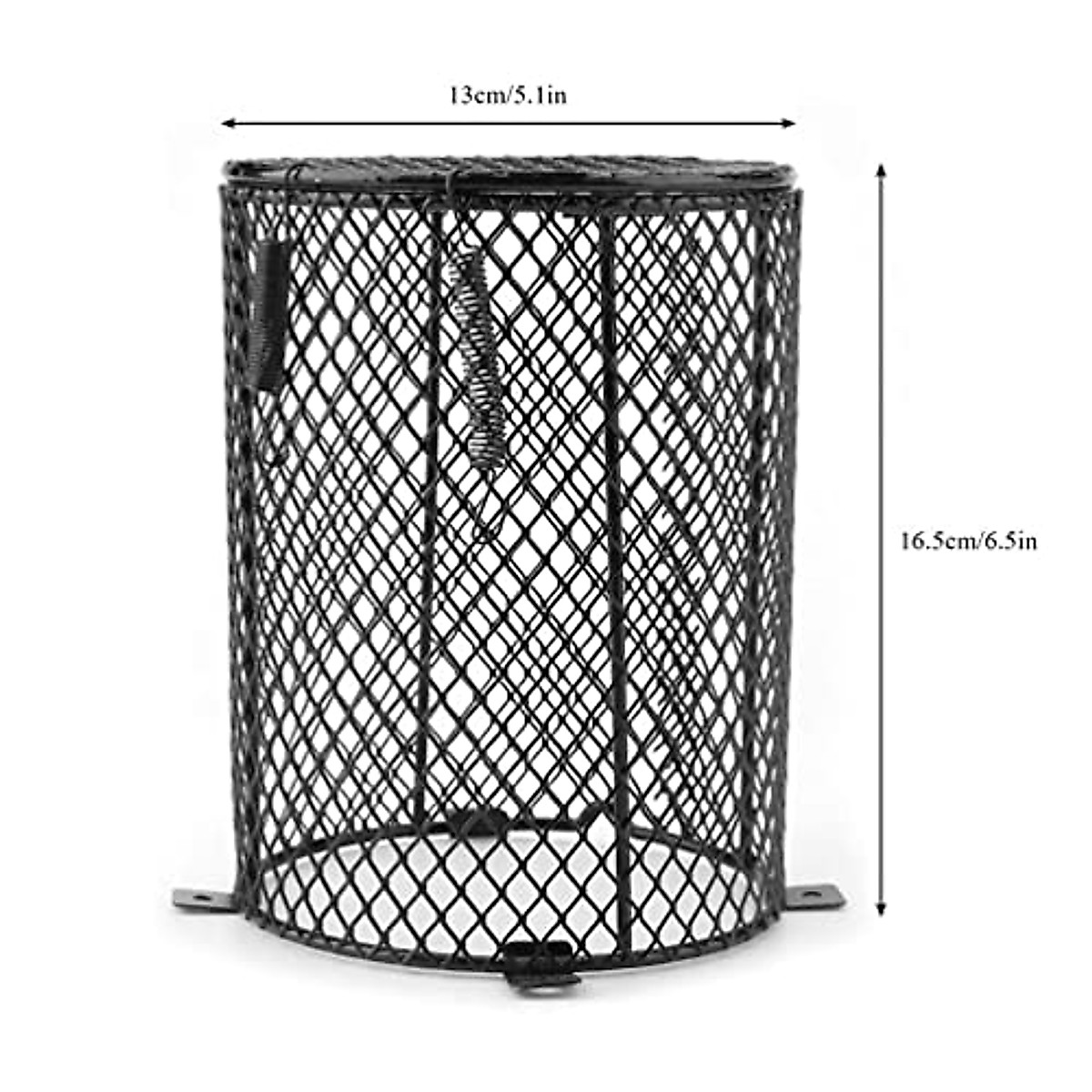 SOYEAHZ Reptile Lamp Cover Heat Mesh Cage Reptile Heating Lamp Lampshade Anti-Scald Lamp Mesh Cover for Pet Reptile Amphibian Snake Lizard Turtle