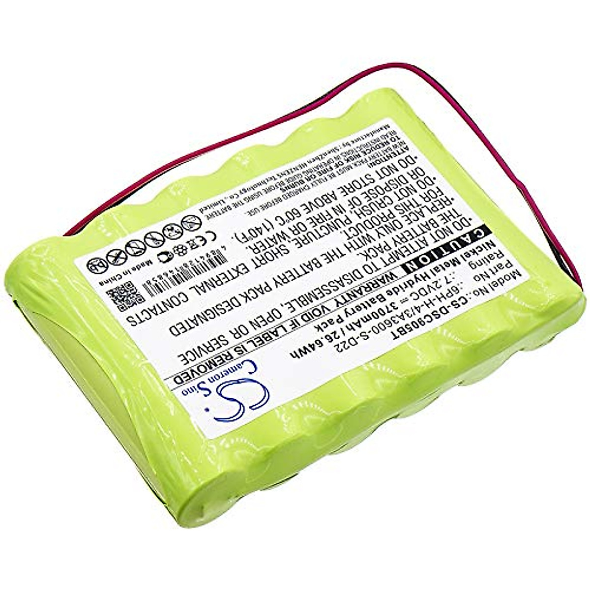 Zenander 7.2V Battery Replacement for ADT Impassa Wireless Alarm Systems