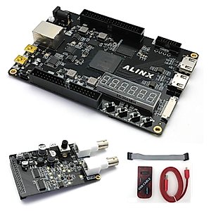 ALINX Brand XILINX A7 FPGA Development Board Artix-7 XC7A35T Ethernent HDMI PFC (FPGA Board with DA Module)