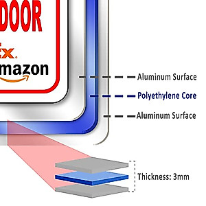 Please Deliver All Packages to Front Door Delivery Sign for Delivery Driver - Delivery Instructions for My Packages from Amazon, FedEx, USPS, UPS, Indoor Outdoor Signs for Home, Office, Work, 8.5"x10"