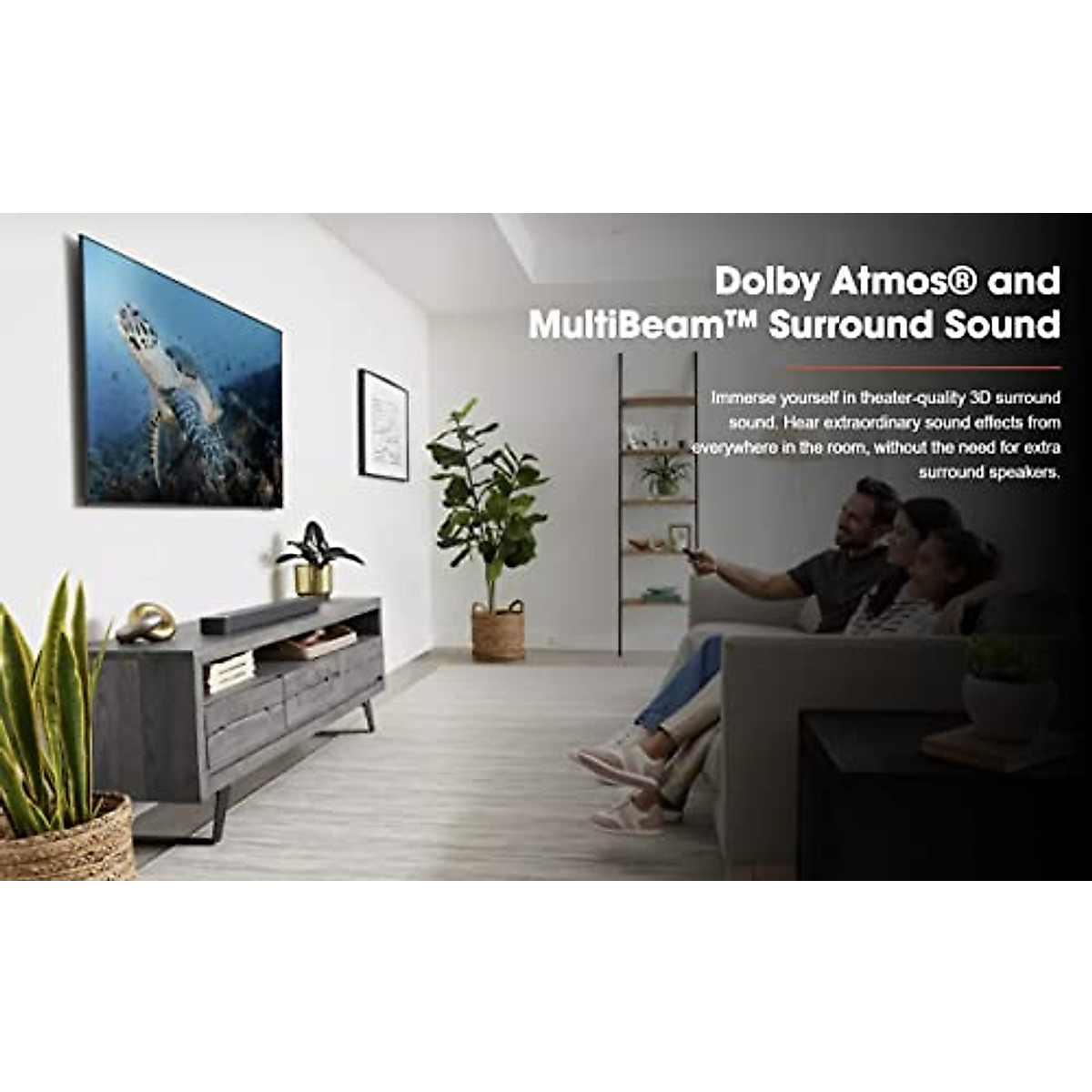 JBL BAR-300 5.0ch Soundbar with MultiBeam Sound and Dolby Atmos with an Additional 1 Year Coverage by Epic Protect (2023)