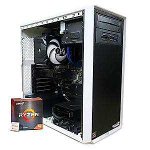 CPU Solutions Express Video Editing PC, CEV-8446-2T - Ultra HD, 4K Video Editing Workstation - Ryzen 9 5900X, 4.7GHz 12-Core, 64GB RAM, 2000GB NVMe SSD, Quadro RTX A2000, Windows 11 Pro Computer Tower