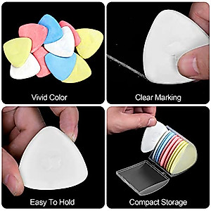 10PCS Professional Tailor Chalk Fabric Chalk for Sewing Tailors Chalk, Fabric Markers for Sewing, Fabric Chalk Sewing Wax Based Tailor's Chalk