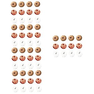 IMIKEYA 60 Pcs Thanksgiving Pumpkin Foam Pumpkins Fall Decorations Halloween Pumpkins Simulated Pumpkin Decor Scene Layout Pumpkin Decor Artificial Pumpkin Ornament Statue Rope