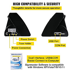VEVOR Vinyl Cutter Plotter Machine 14” Signmaster Software Sign Making Machine 375mm Paper Feed Vinyl Cutter Plotter with Stand (14” 375mm)