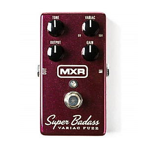 Briskdrop MXR M236 Super Badass Variac Fuzz Pedal Bundle with Dunlop ECB003 Power Supply and MXR Patch Cable