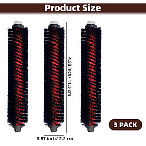 MZY LLC 3 Pack High-Speed Cleaning Brush Compatible with Roborock S7 MaxV Ultra & S8 Pro Ultra, Detachable & Washable Main brush for Roborock S7 Accessories for Mop Washing and Dock Self-Cleaning