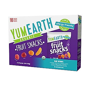 YumEarth Organic Fruit Snacks Box, 0.7 Ounce (Pack of 10)