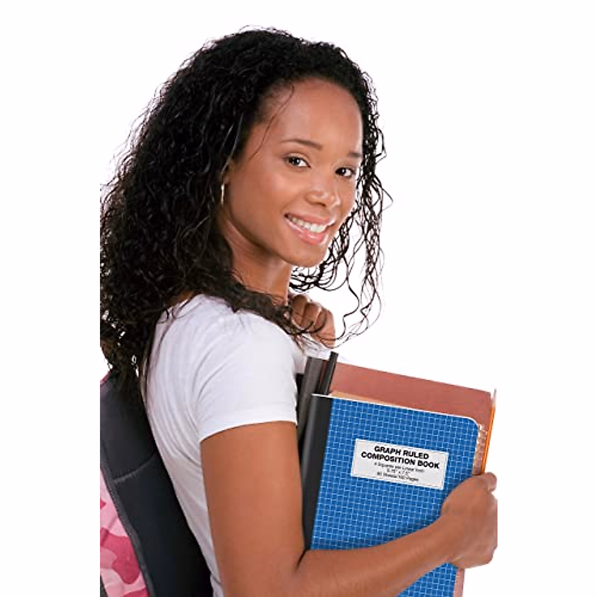 Better Office Products Quad Ruled Composition Book Notebook, 12 Pack, Hardcover 4x4 Graph Ruled Paper, 80 Sheets, 9.75" x 7.5", Assorted Color Covers, 12 Pack