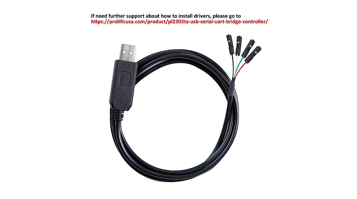 DTech USB to TTL Serial Adapter Cable 3.3V for USB to UART Connectivity