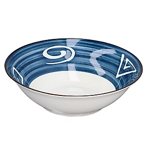 Cereal Bowl,Unique Pattern Soup Noodle Rice Bowl with Japanese Style Eco Friendly Ceramic for Noodle Rice Salad Soup