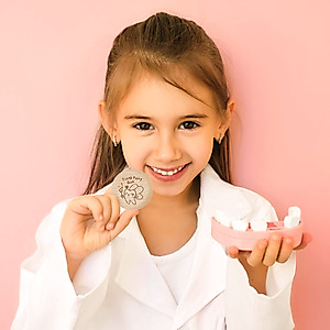 2Pcs Tooth Fairy Box for Boy Girl Wooden Tooth Fairy Keepsake Box to Place Under Pillow Milk Teeth Container Box Cute Lost Tooth Holder Baby Toddler Teeth Case for Baby Shower Birthday Gift