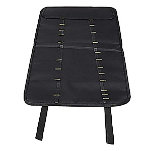 shamjina Chef Case Roll Bag Cutter Edge Guards Chef Storage Bag 3 Colors Organizer - Green, 35.5x13.5cm