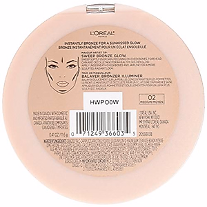 L'Oreal Paris Cosmetics True Match Lumi Bronze It Bronzer For Face And Body, Medium, 0.41 Fluid Ounce