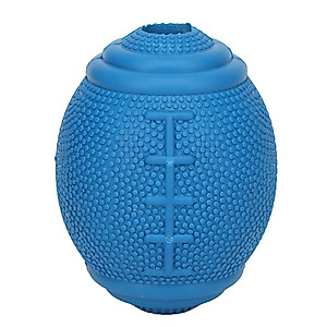 Zerodis Dog Chew Toy, Rugby Shape Dog Interactive Toy Dog Squeaky Rugby Toys Pet Interactive Ball Toy Pet Puzzle Toys for Aggressive Chewers