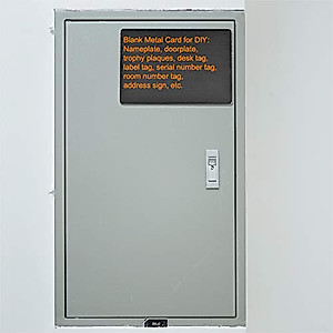 uxcell Blank Metal Card 100x60x1mm Anodized Aluminum Plate for DIY Laser Printing Engraving Black 5 Pcs