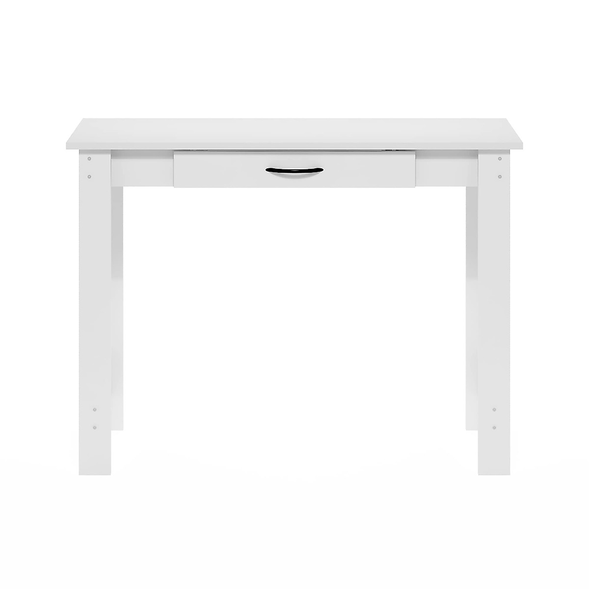 Furinno Jaya Writing Desk with Drawer, White