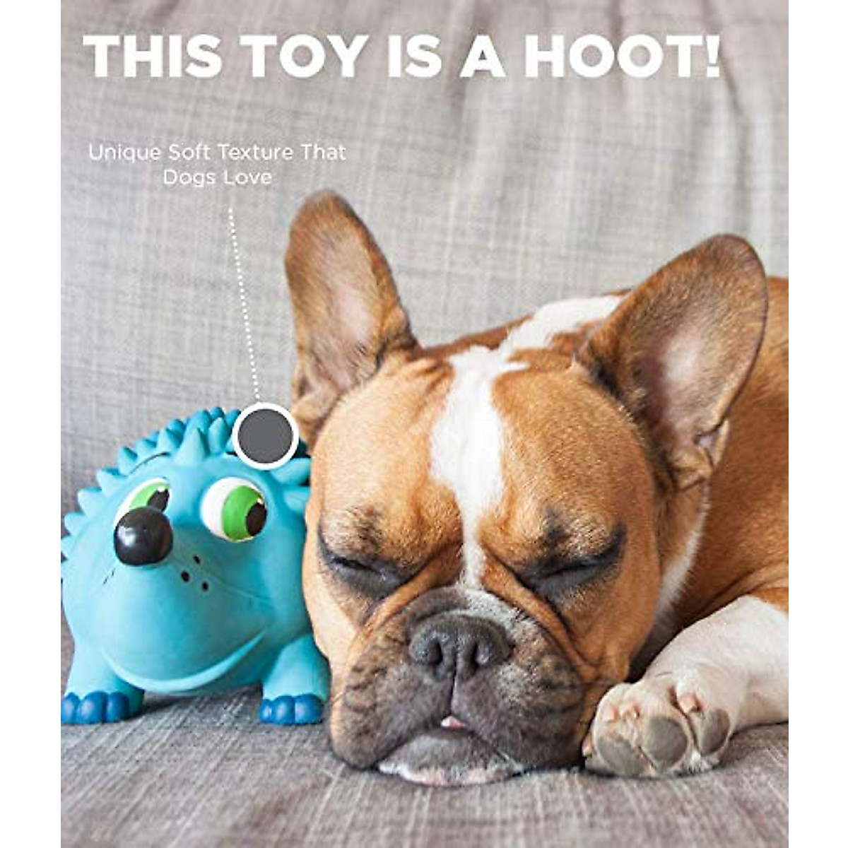 Outward Hound Tootiez Sheep Grunting Latex Rubber Dog Toy, Small