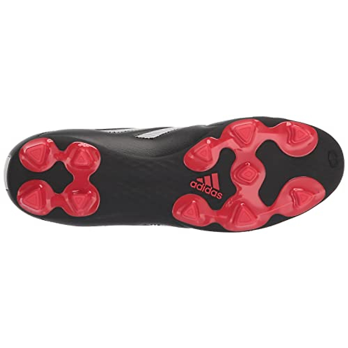 adidas Unisex Goletto VIII Firm Ground Soccer Shoe, Core Black/White/Red, 8 US Men