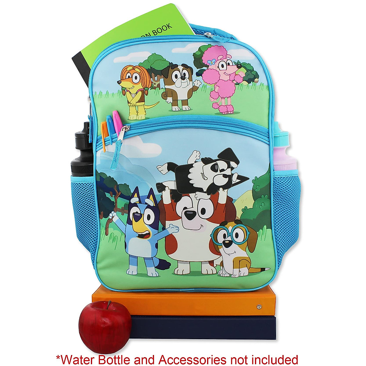 Bluey Kids 16 Inch School Backpack (One Size, Blue)