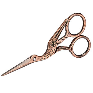 Vintage Stainless Steel Scissors Eyebrows Hair Trim Beauty Makeup Tool Tip Scissors Stainless Steel DIY Tools