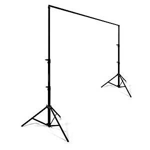 StudioFX 400W Chromakey Green Screen 6ft x 9ft Backdrop Photography Video Lighting Kit - Background Support System Included - by Kaezi CH69G