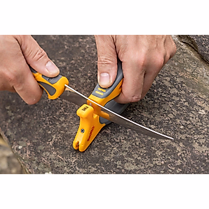 Smith’s 51061 6” Boning Fillet Knife - 400 Series Stainless Steel Blade - Non-Slip Soft Grip Handle - Protective Sheath - Curved Fillet Knife - Deboning & Game Processing - Fishing & Hunting Knife