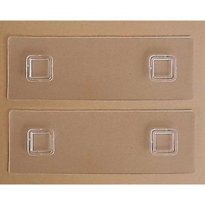 WeshyiGo 2 Packs Strong Sticky Waterproof Wall Adhesives Nail Free Adhesive Pad No-Trace Wall Stick Adhesives Strip for The Bathroom Shelf on The Picture