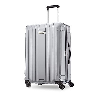 Samsonite Hardside Spinner Wheel Luggage, Silver, 2-Piece Set