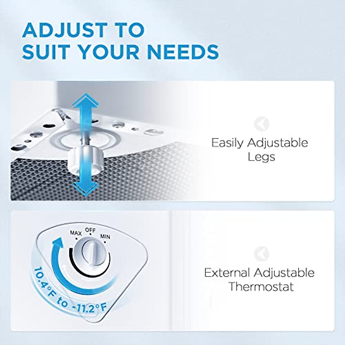 Midea MRC04M3AWW, White 3.5 cu. ft. Mini Freezer, Cubic Feet