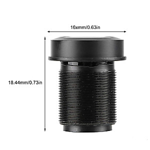 Replacement Cam Lens Fixed Lens Lens, Home Protection Camera Lens, Home Security Camera System 1.44mm 1/2.5 Wide Angle for Home CCTV Surveillance Camera