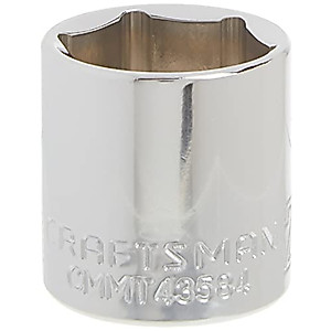 CRAFTSMAN Shallow Socket, Metric, 3/8-Inch Drive, 21mm, 6-Point (CMMT43584)
