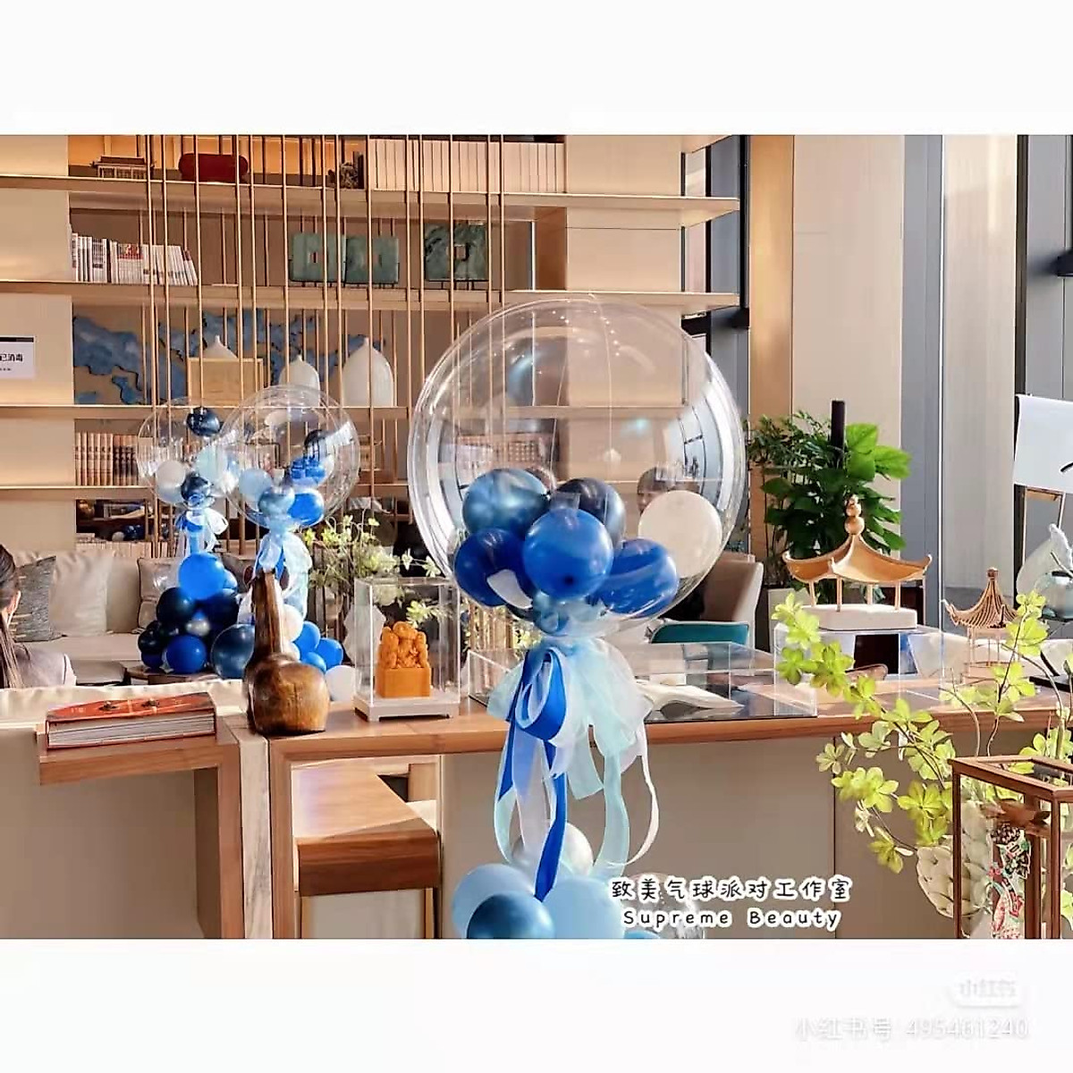 Balloon Stand Kit, 15 pack Balloon Stick Holder with Base for Table Top Centerpiece Party Decoration, Reusable Balloon Column Stand Suit for Happy Birthday/Baby Shower/Wedding Parties