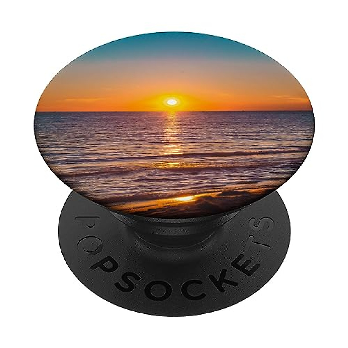 Sunset Beach Ocean PopSockets Standard PopGrip