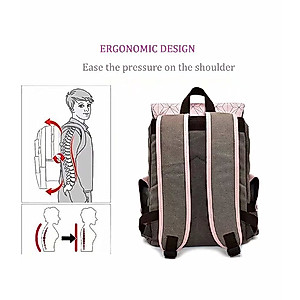 KOOPET Daypack Backpacks, Pink,